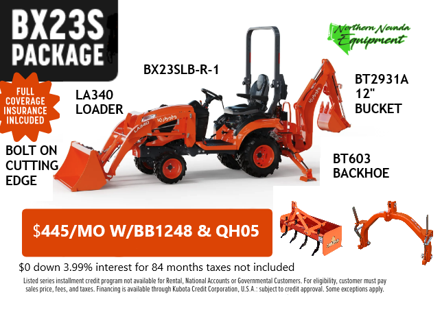 BX23S Tractor Package - Northern Nevada Equipment